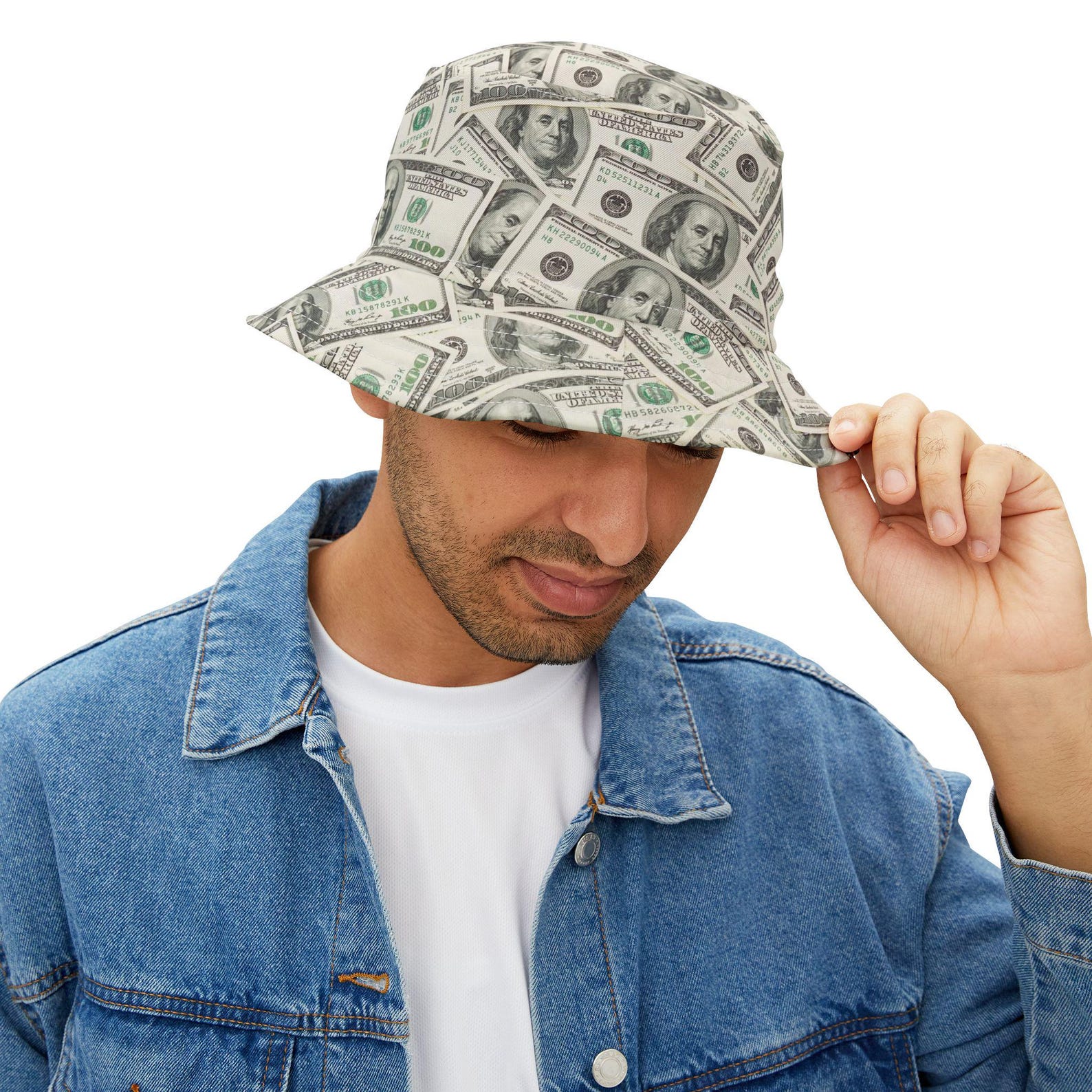 Money Bucket Hat, Moisture Wicking Hat, Bucket Hat, Bucket Hat Men ...