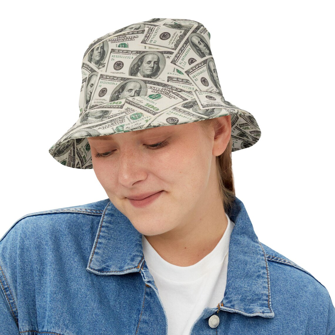 Money Bucket Hat, Moisture Wicking Hat, Bucket Hat, Bucket Hat Men ...