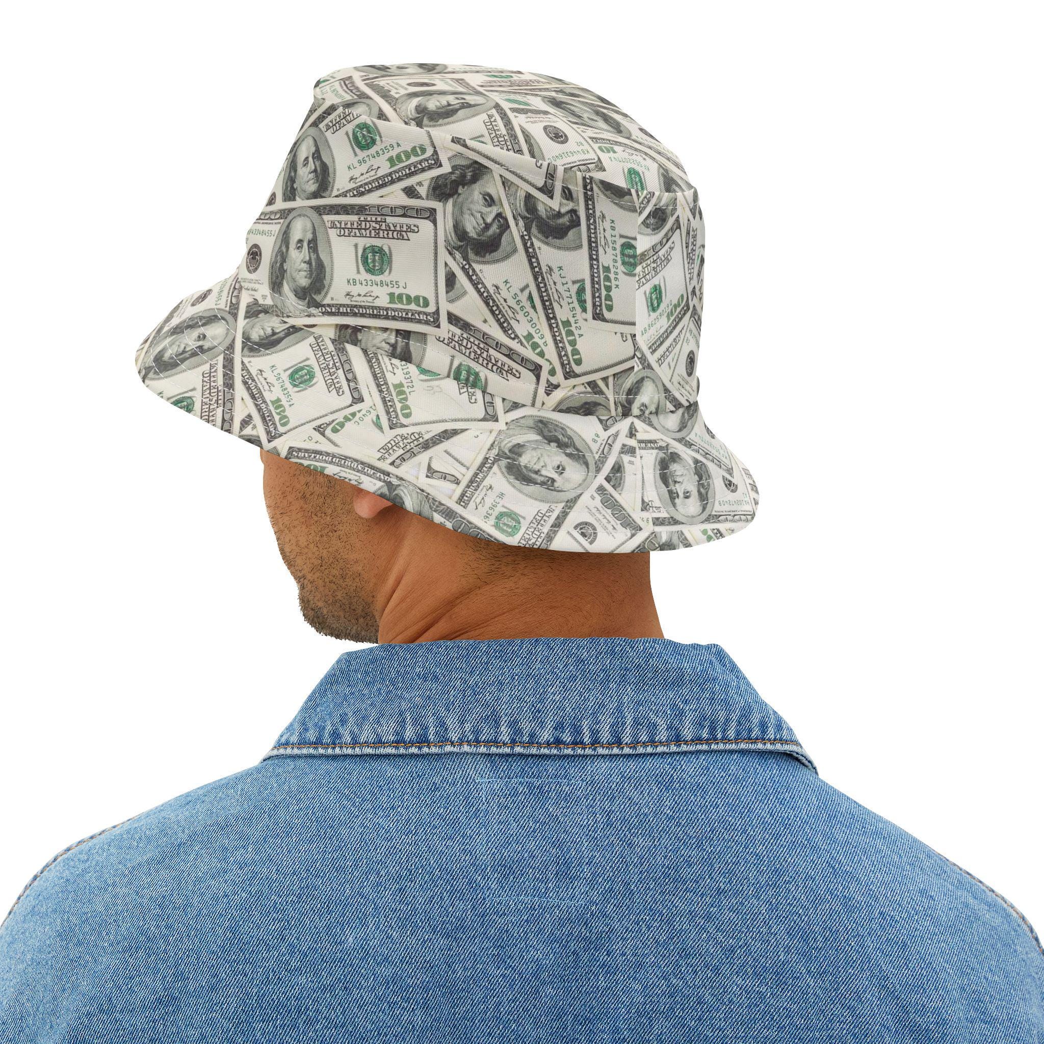 Money Bucket Hat, Moisture Wicking Hat, Bucket Hat, Bucket Hat Men ...