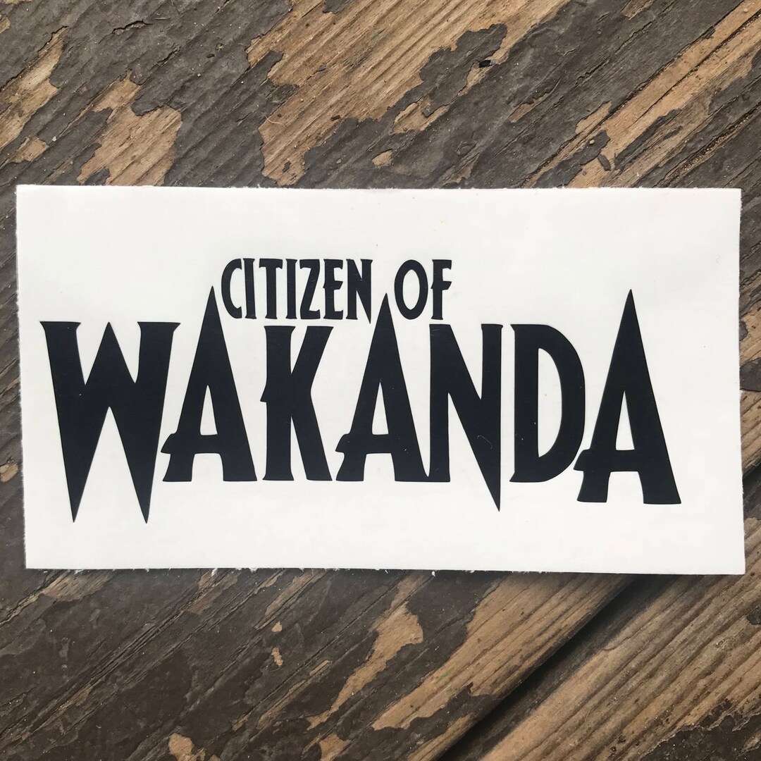 Citizen of Wakanda Black Panther Inspired Decal for Car - Etsy