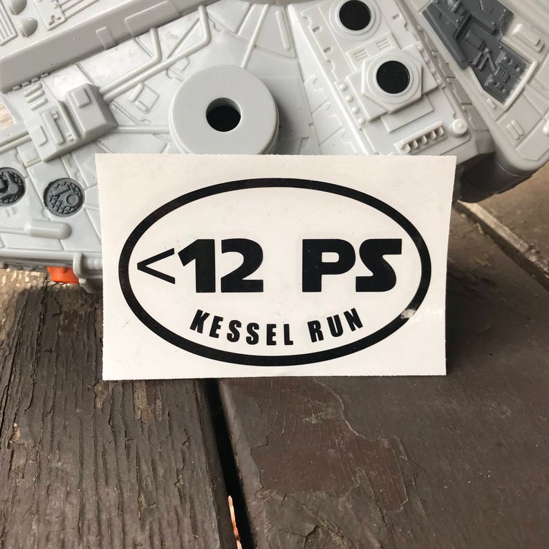 Less Than 12 Parsecs Kessel Run Star Wars Inspired Vinyl Car - Etsy