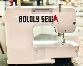 Sewing Machine Decal | Etsy