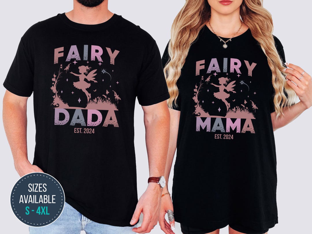 Personalized Fairy Birthday Family Matching Shirts, Fairy 1st Birthday ...
