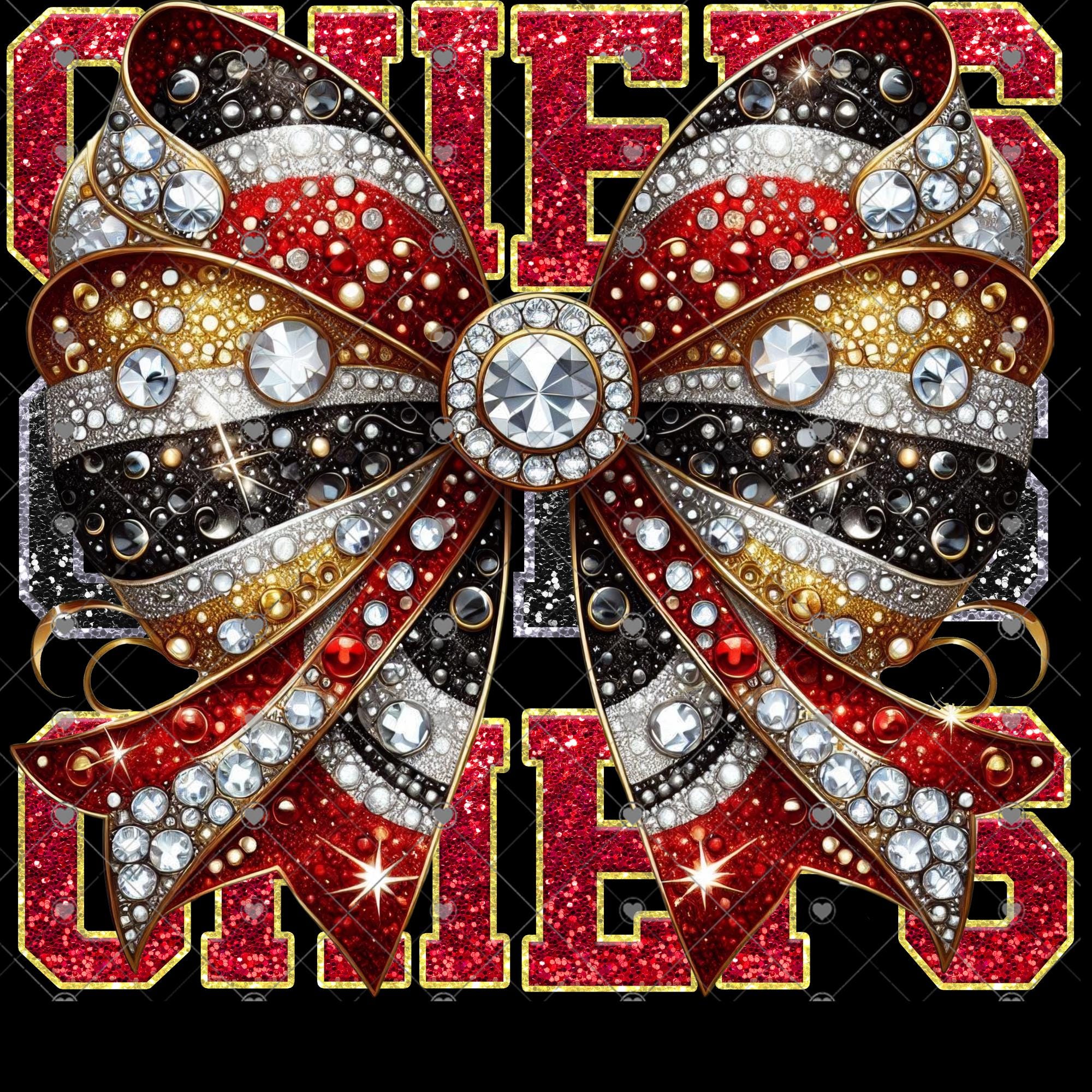 Kansas City Chiefs Rhinestone Design - Etsy