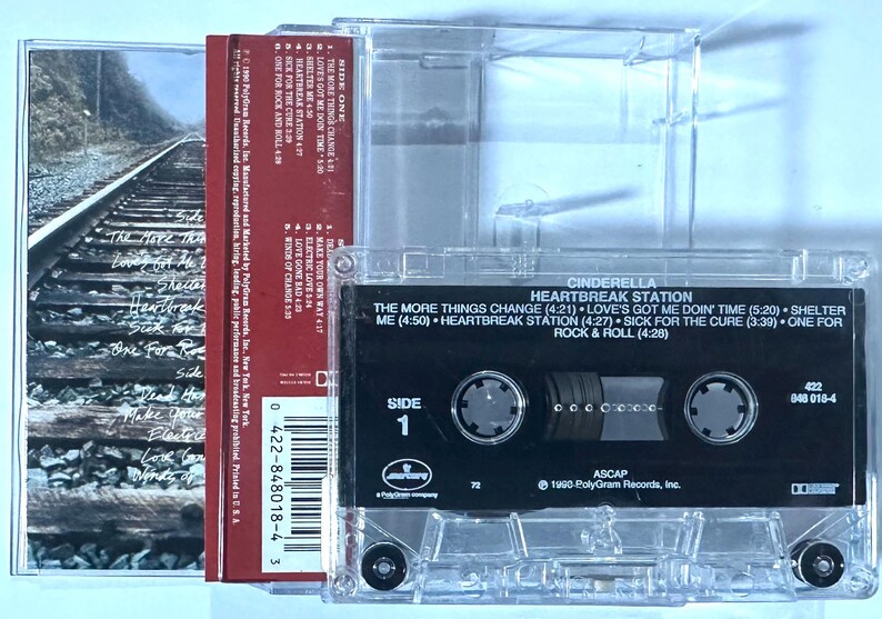 Cinderella Heartbreak Station Cassette Tape (1990 Release) - Brand New ...