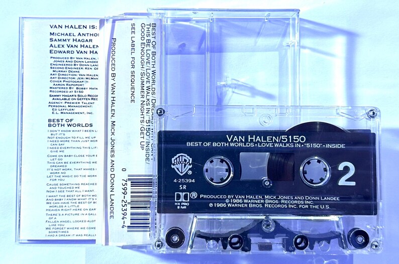 Van Halen 5150 Cassette Tape (1986 Release) - Brand New Case - Etsy