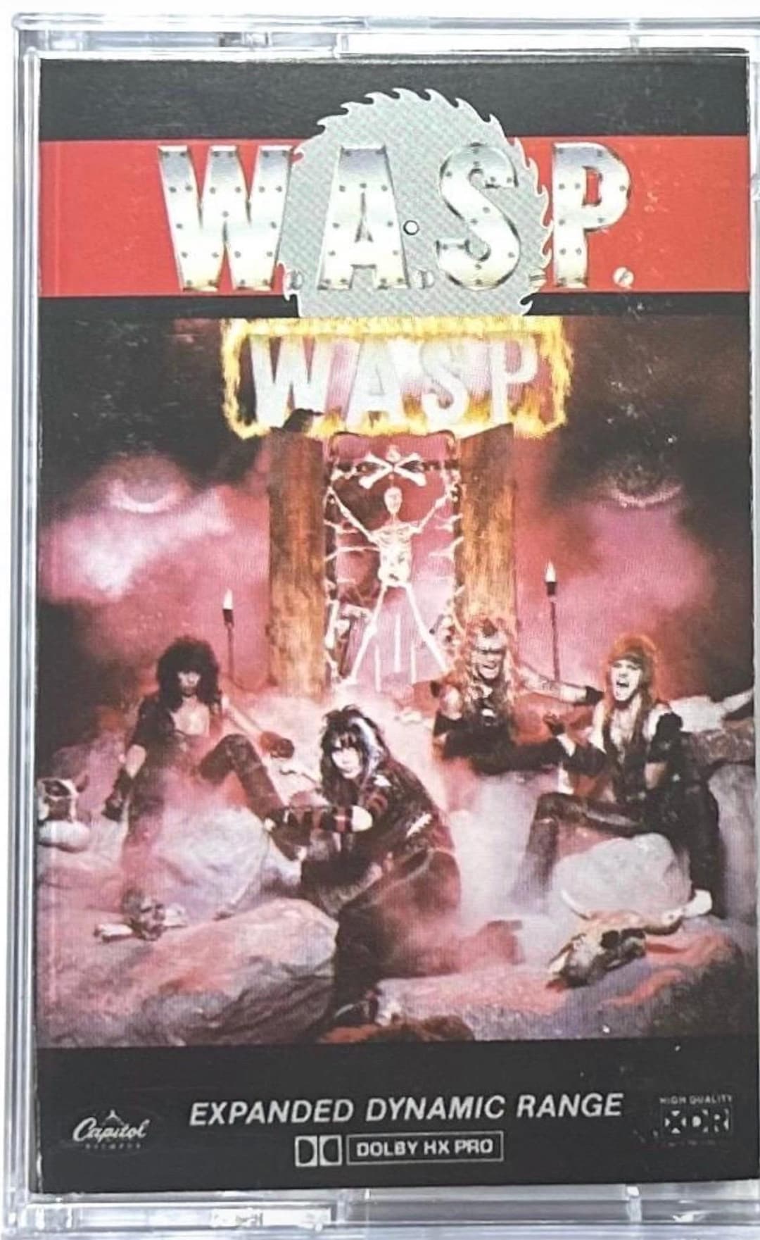 WASP Self-titled (1984 Release) Cassette Tape. Awesome Condition ...