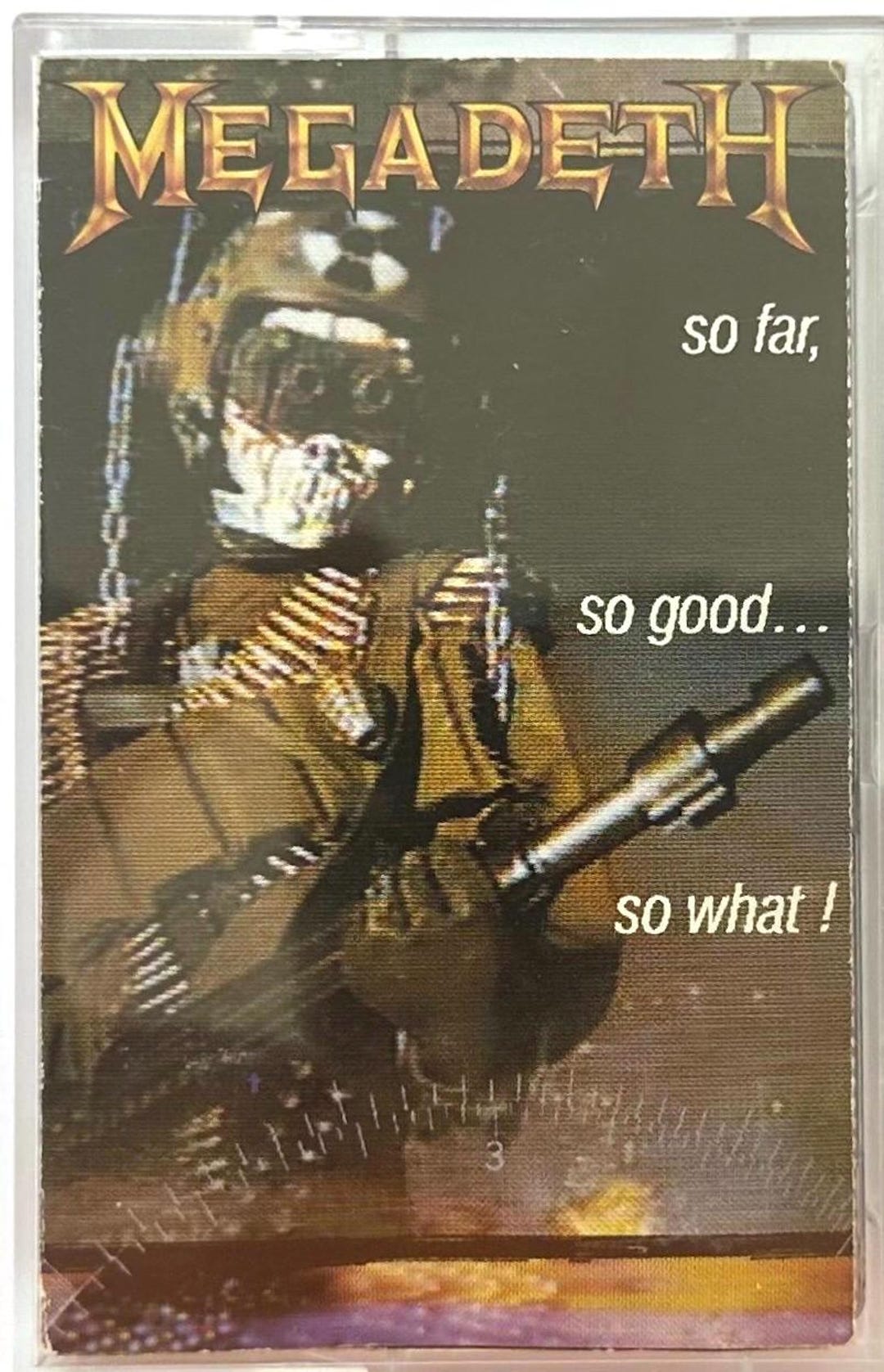 Megadeth - so Far, so Good...so What! Cassette Tape (1988 Release) - Etsy