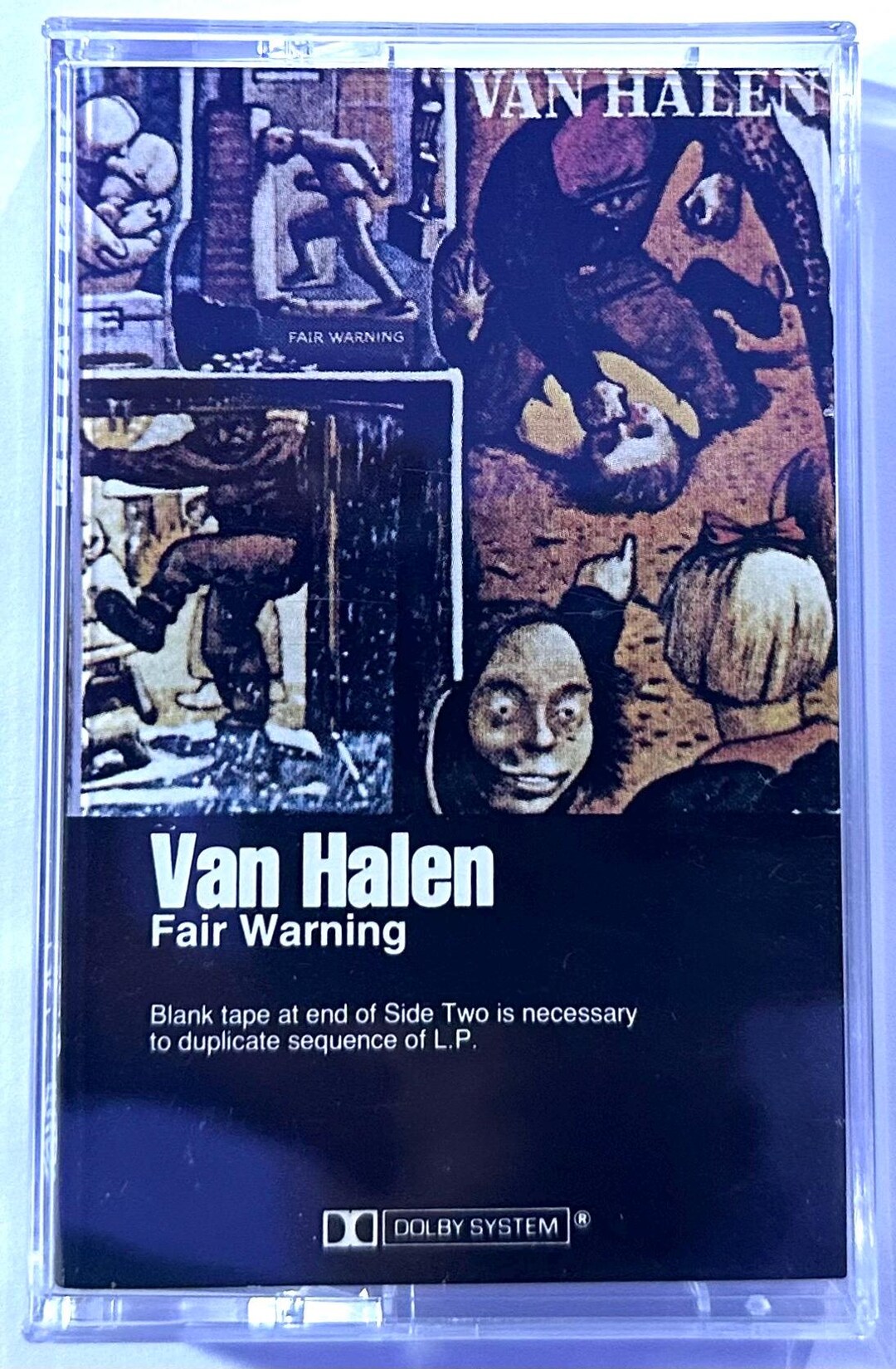 Van Halen Fair Warning Cassette Tape (1981 Release) - Brand New Case - Etsy