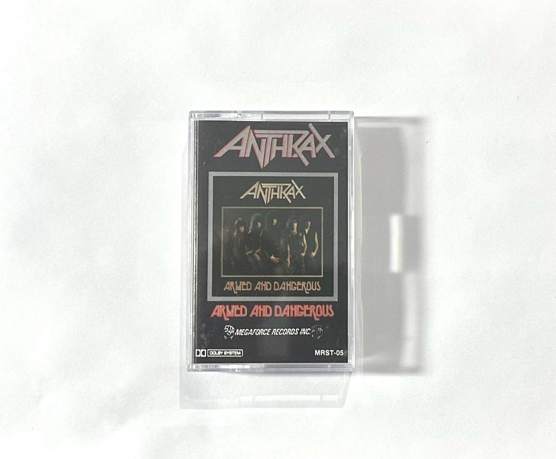 Anthrax Armed and Dangerous EP( 1985 Release) Cassette Tape. Awesome ...