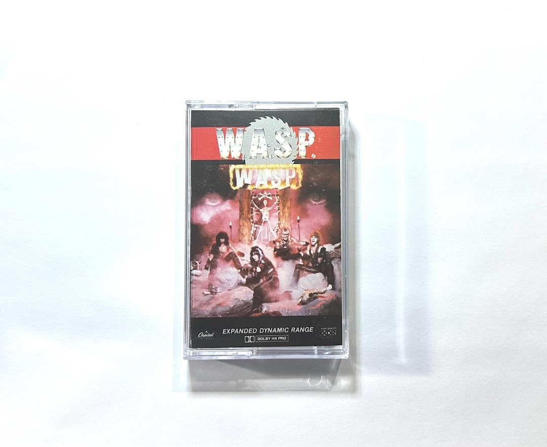 WASP Self-titled (1984 Release) Cassette Tape. Awesome Condition ...