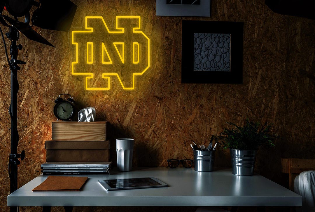 University of Notre Dame LED Neon Sign - Etsy