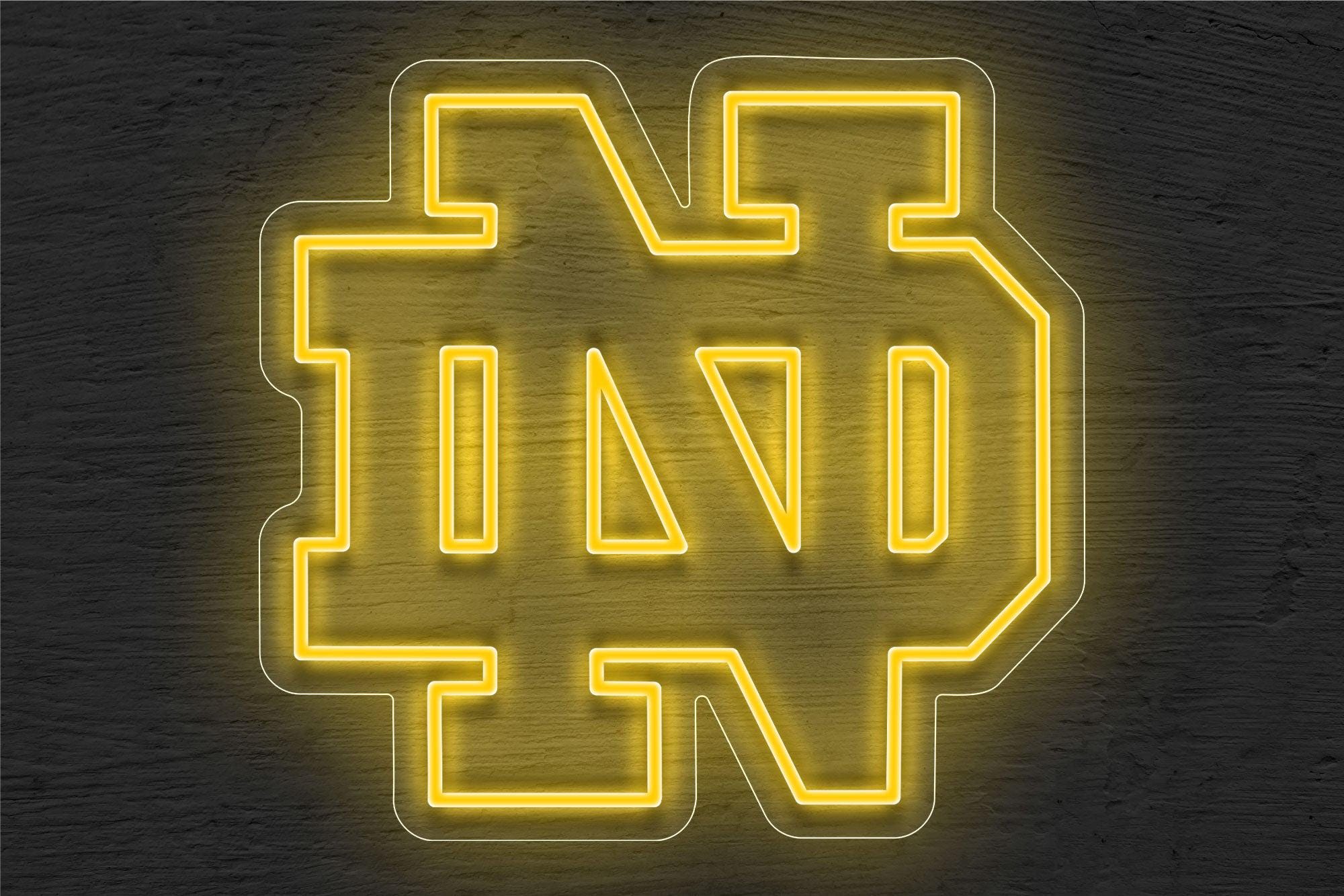 University of Notre Dame LED Neon Sign - Etsy