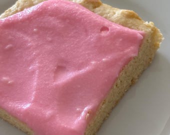 Pink Iced Sugar Cookie Bars (8x8 Pan), Homemade - Etsy