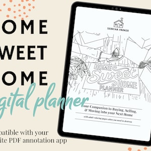 Digital Planner Goodnotes, House Hunting Checklist, Real Estate Buying ...