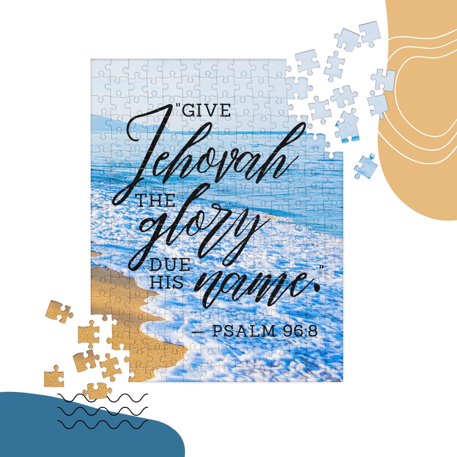 JW 2025 Years Text Jigsaw Puzzle, Give Jehovah Glory, Family Worship ...