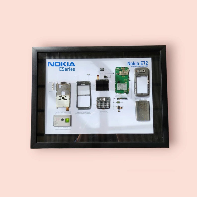 Download Nokia E72 A3, Nokia Teardown Template, Square Framed ...
