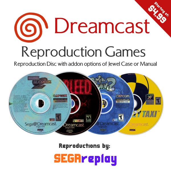 Sega Dreamcast Repro Case - Etsy
