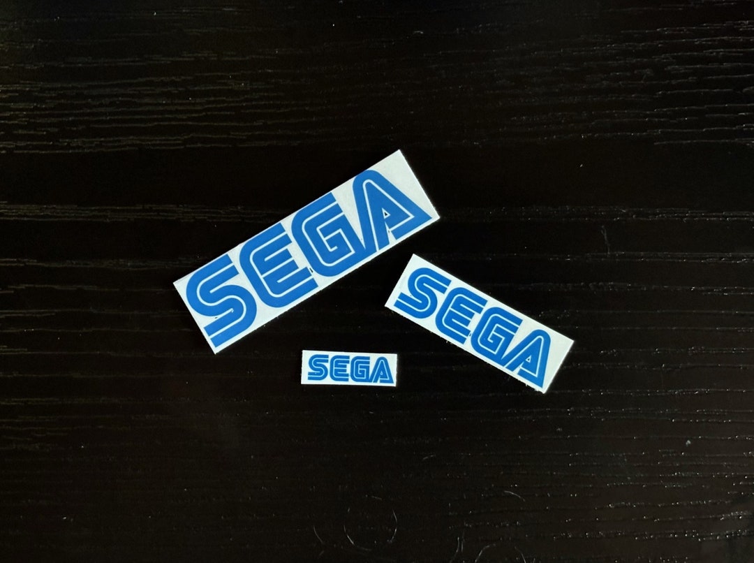 Sega Logo Label/sticker/decal 1/2/3/4/5/6/7/8/9/10 Inches Length - Etsy