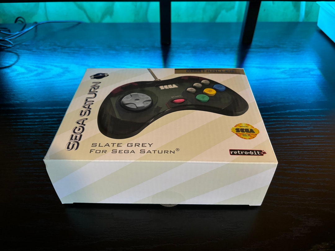 New Official Sega Saturn Control Pad Translucent Slate Grey - Etsy