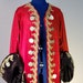 Captain Hook Pirate Jacket Dance Costume Moisture Wicking Stretch Red ...