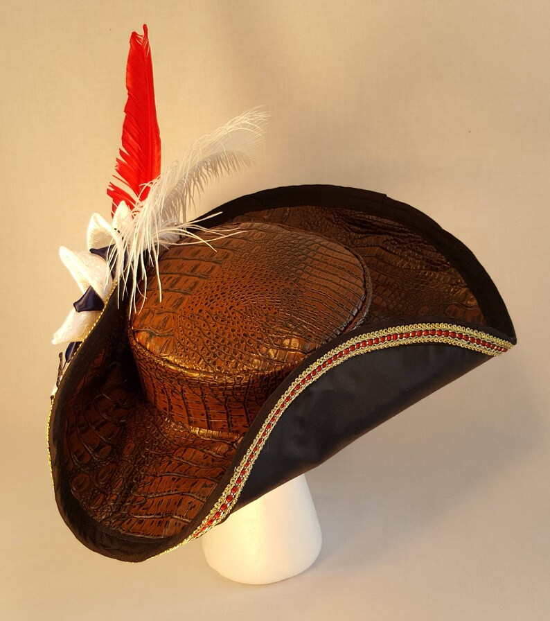 Pirate Hat Made to Order Custom Costume Tricorn Hat Cosplay - Etsy