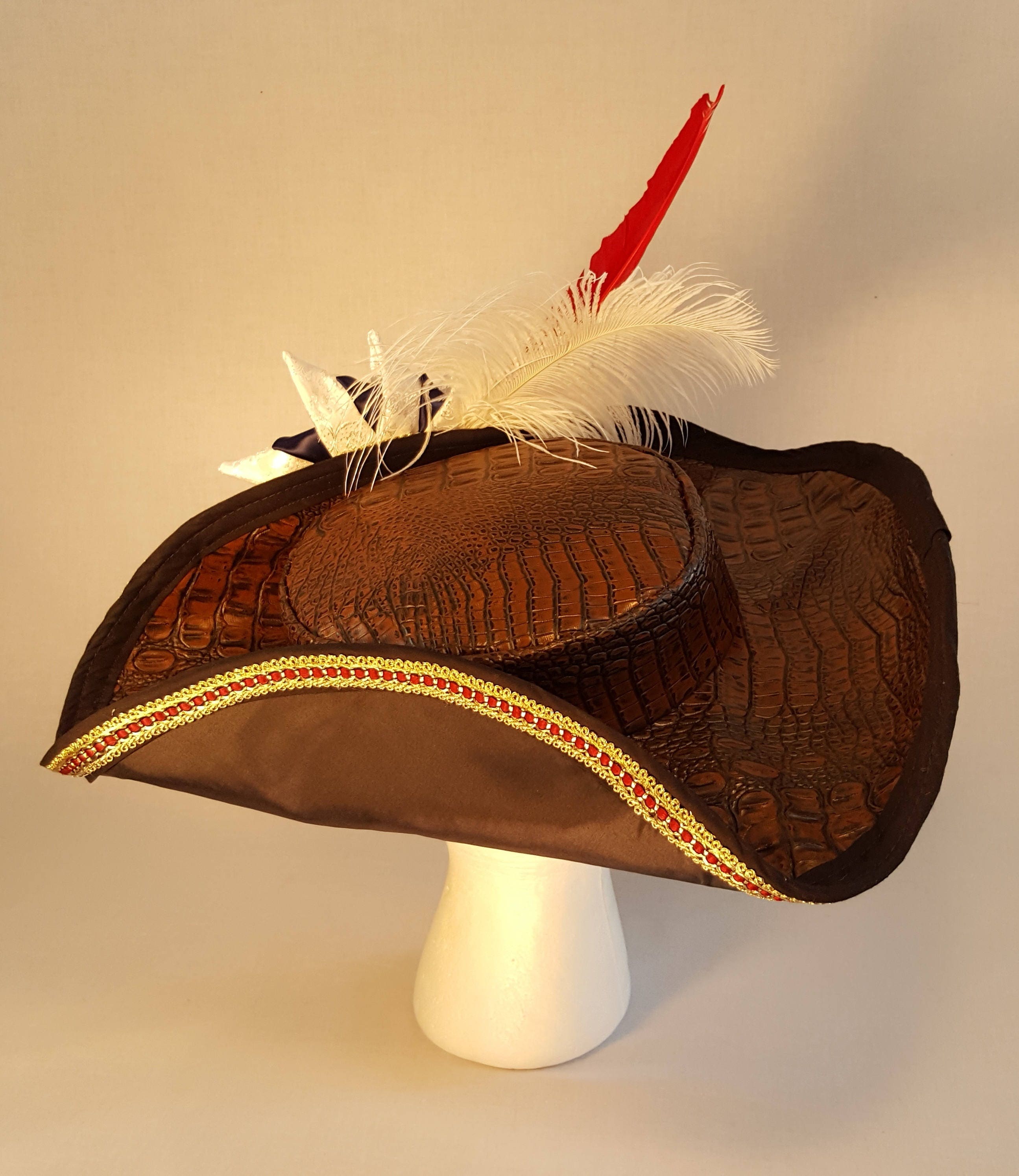 Pirate Hat Made to Order Custom Costume Tricorn Hat Cosplay | Etsy