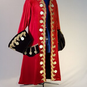 Captain Hook Pirate Jacket Dance Costume Moisture Wicking Stretch Red ...