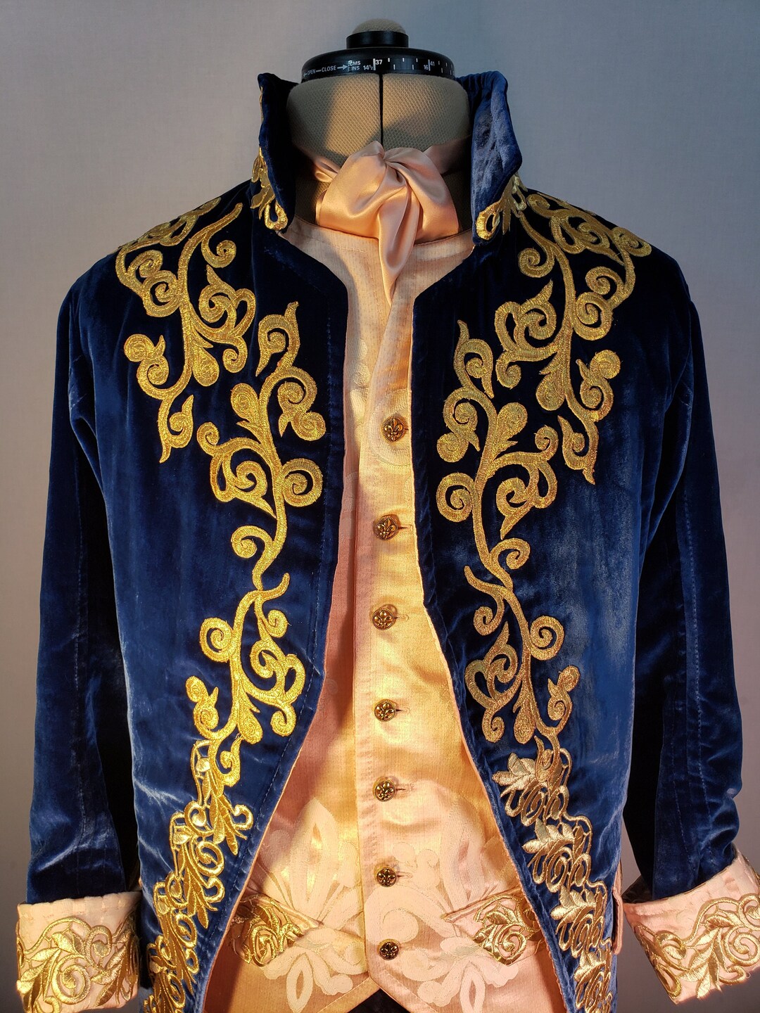 Louis XIV Costume Jacket Breeches Waistcoats Cravats All Natural Fibers ...