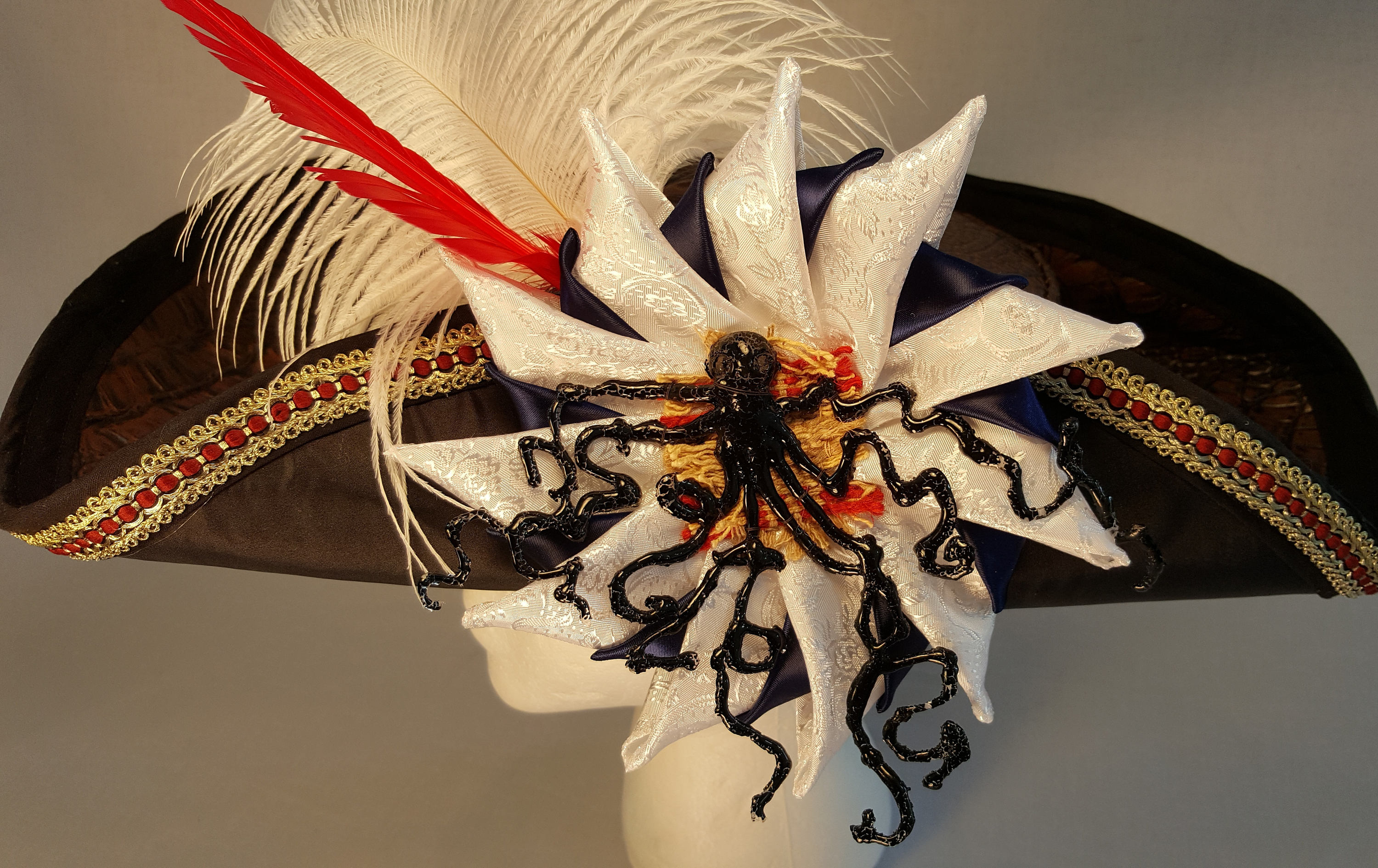 Pirate Hat Made to Order Custom Costume Tricorn Hat Cosplay | Etsy