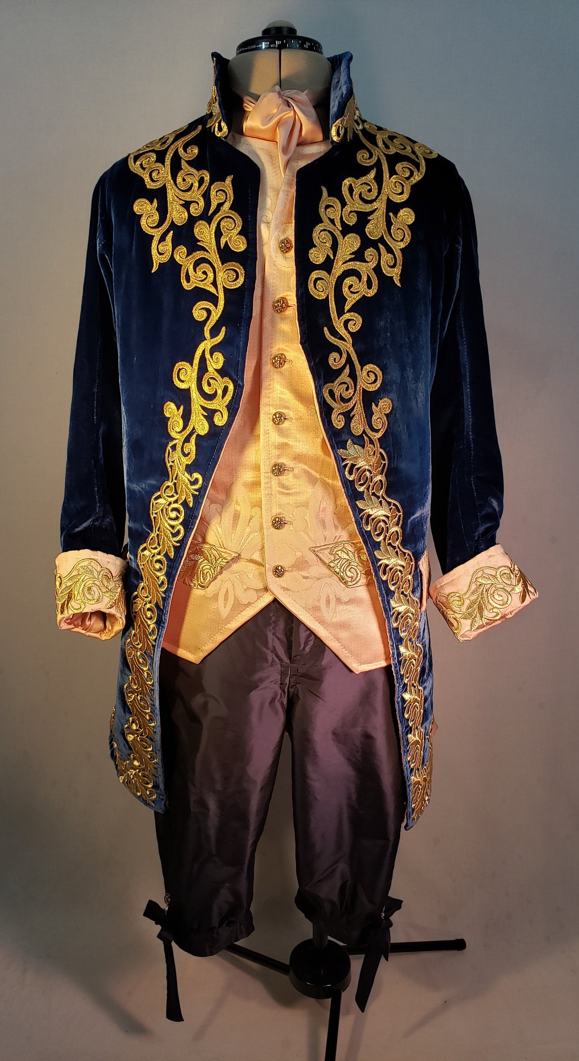 Louis XIV Costume Jacket Breeches Waistcoats Cravats All Natural Fibers ...