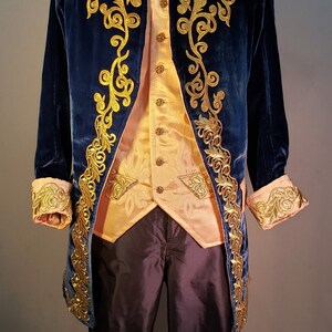 Louis XIV Costume Jacket Breeches Waistcoats Cravats All Natural Fibers ...