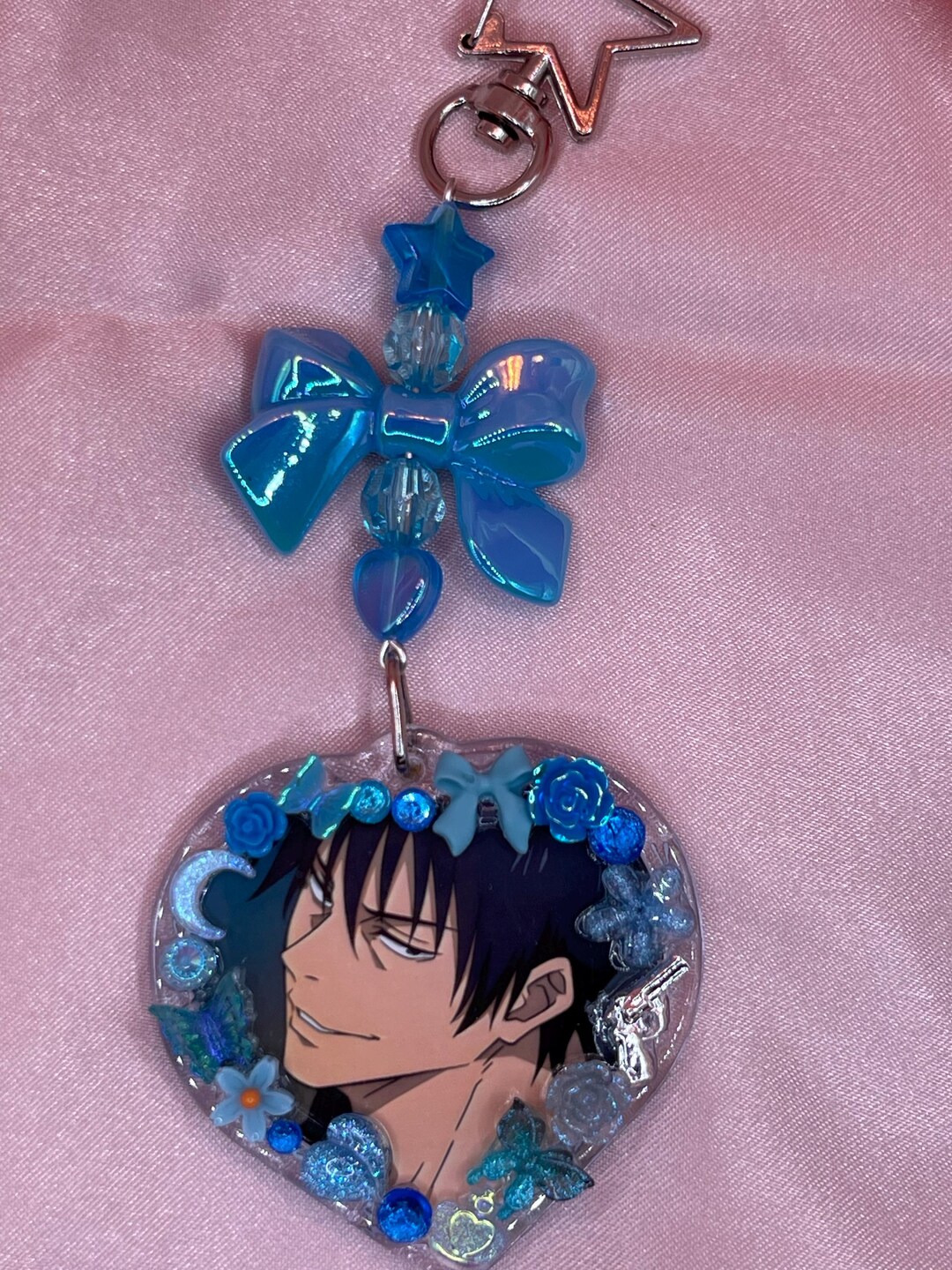 Toji Fushiguro JJK Heart Keychain - Etsy