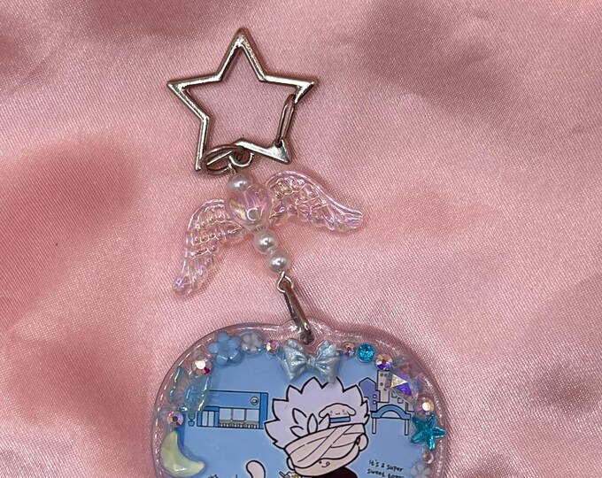 Gojo Satoru X Cinna JJK Heart Keychain - Etsy