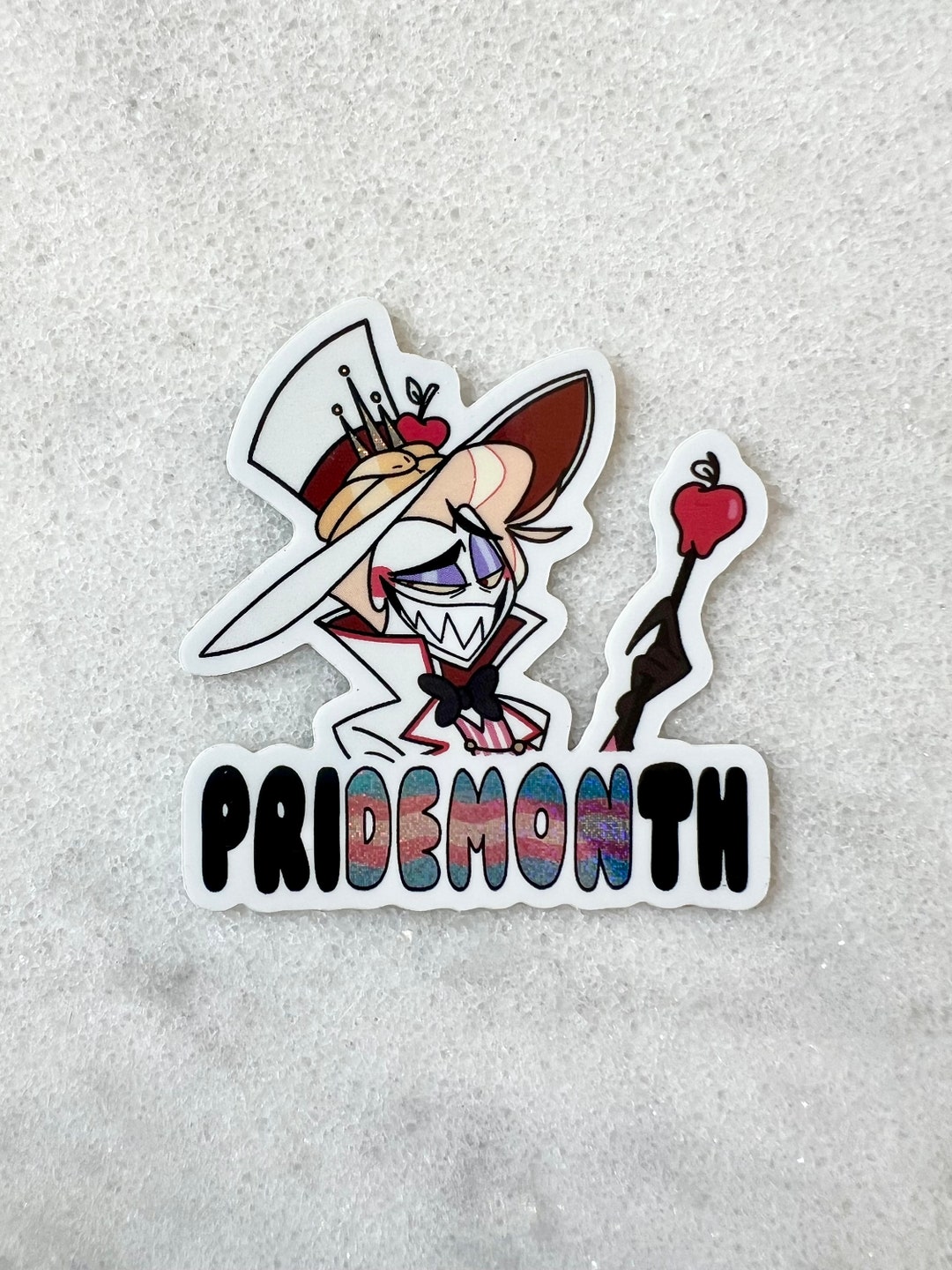 Pridemonth Holographic Sticker Lucifer Trans Pride Flag - Etsy
