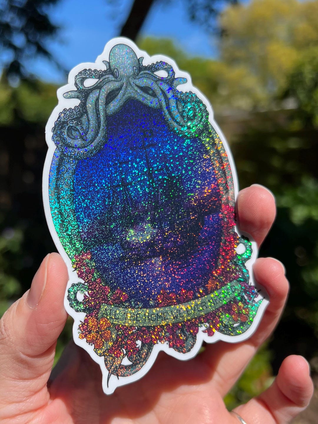 OFMD Holographic Sticker - Etsy