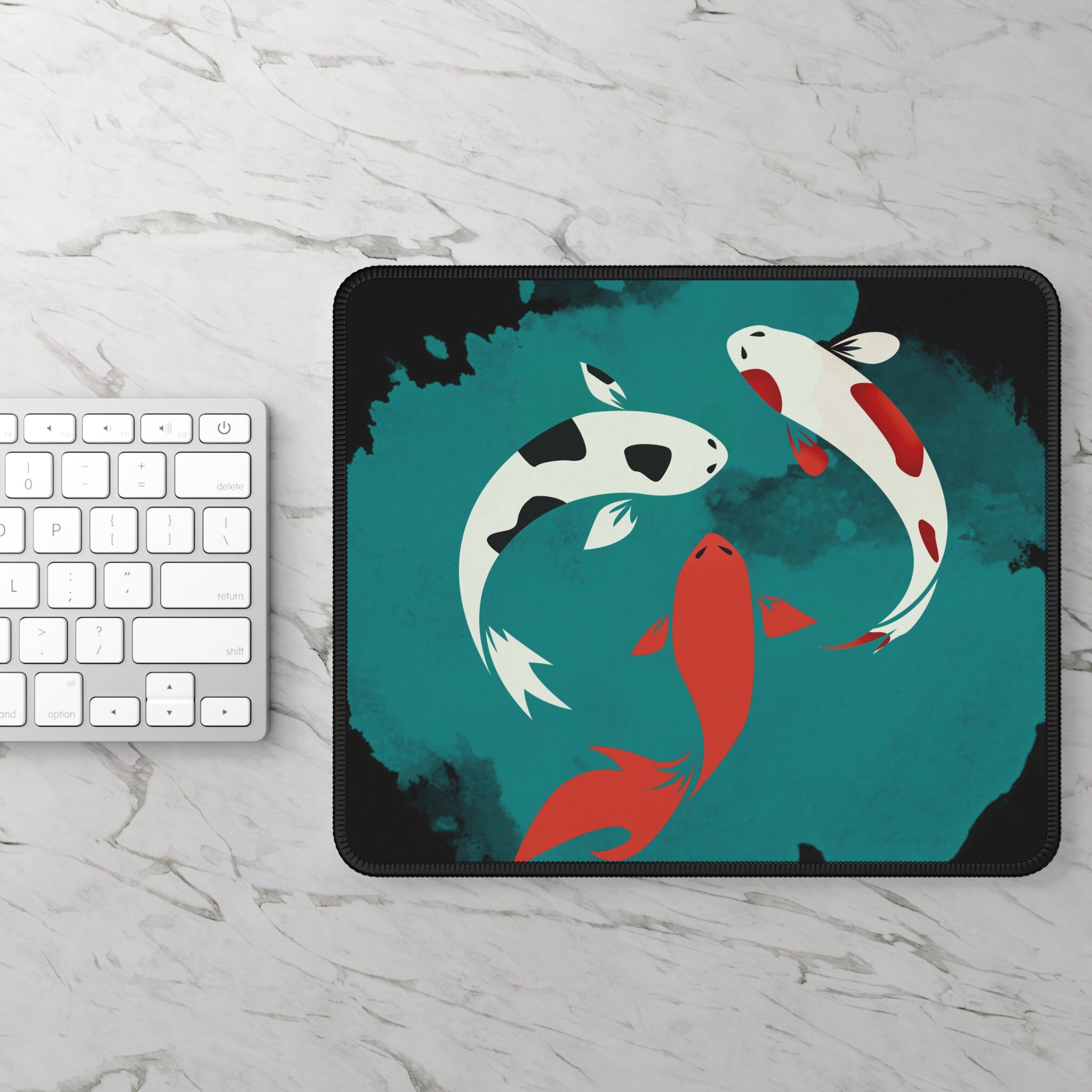 Koi Fish Mouse Pad | Cute Mouse Pad | Japanese Koi Fish Mouse Pad ...