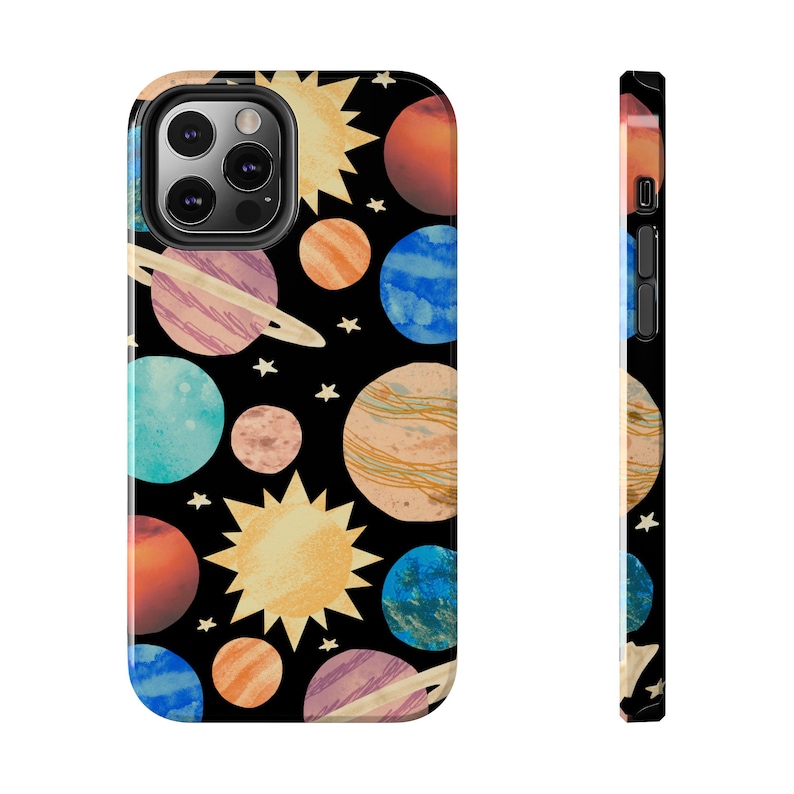 Planets Phone Case | Solar System Phone Case | Protective iPhone Case ...