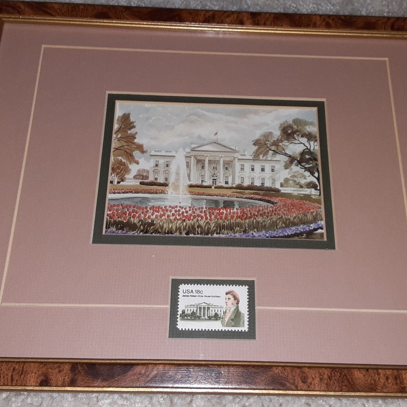 White House Stamp - Etsy