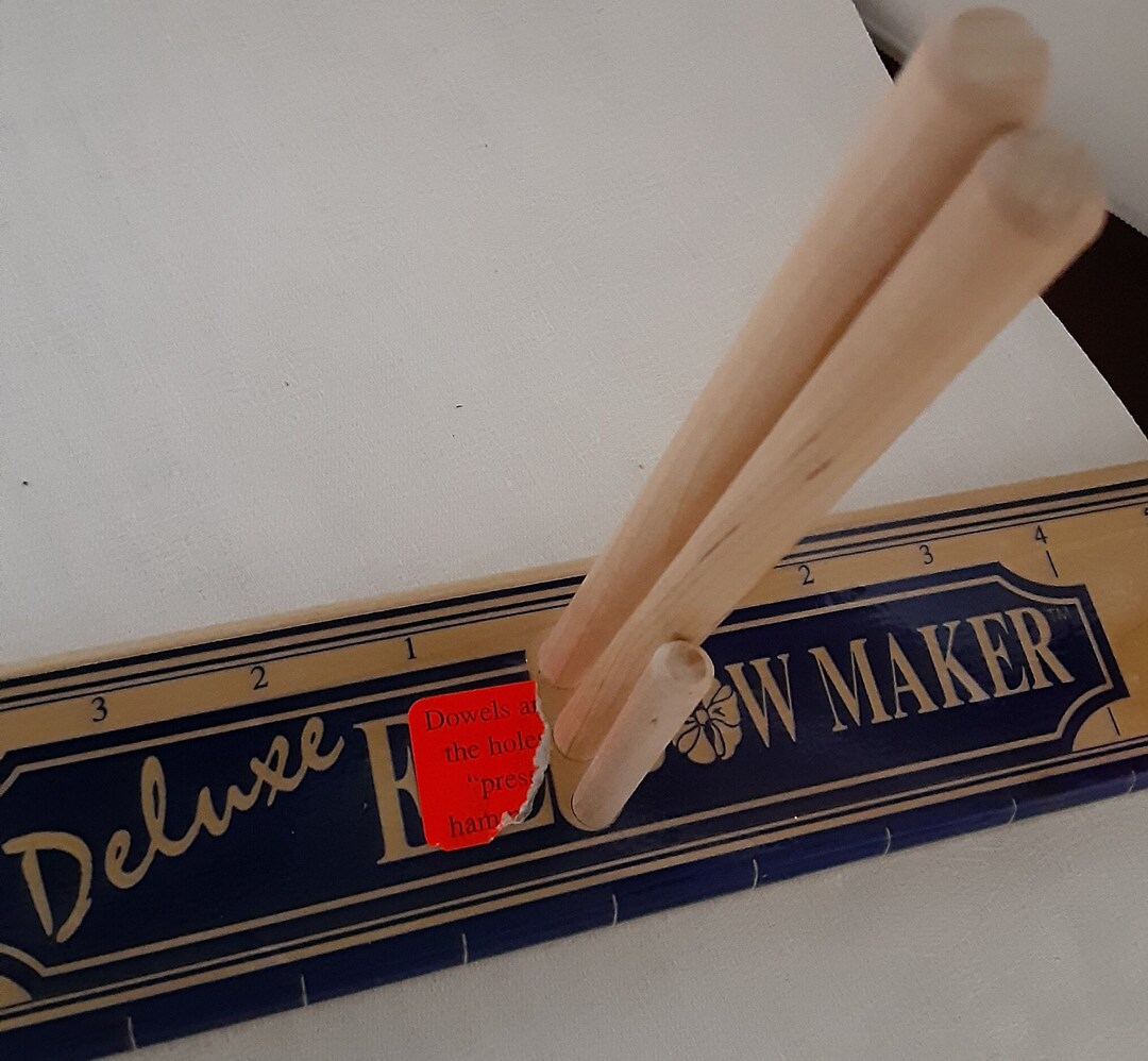 Deluxe Ez Bow Maker and Paper Instructions How to Make Bows Quick Easy ...