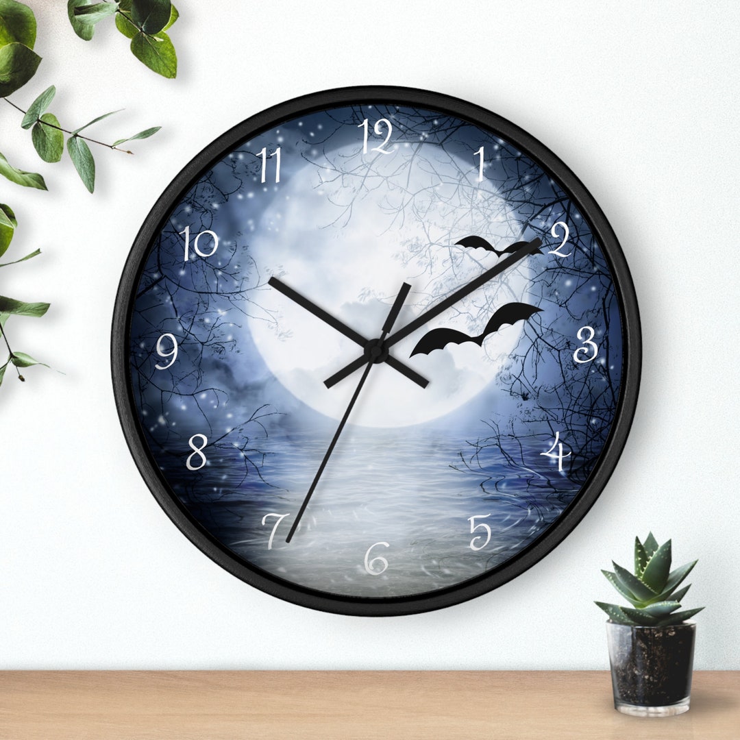 Halloween Wall Clock - Etsy