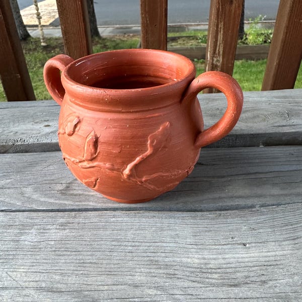 Barbotine Pottery - Etsy