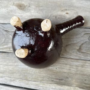 Brown Medieval Tripod Pipkin - Etsy
