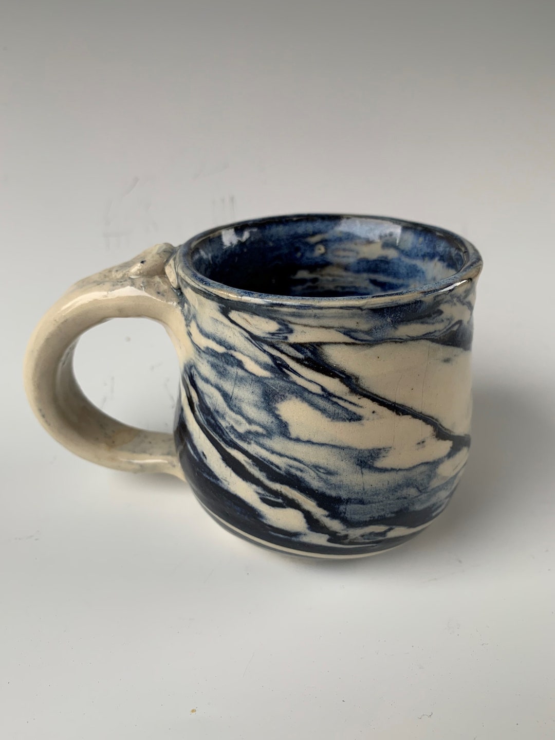 Swirling Colors Agateware Mug - Etsy
