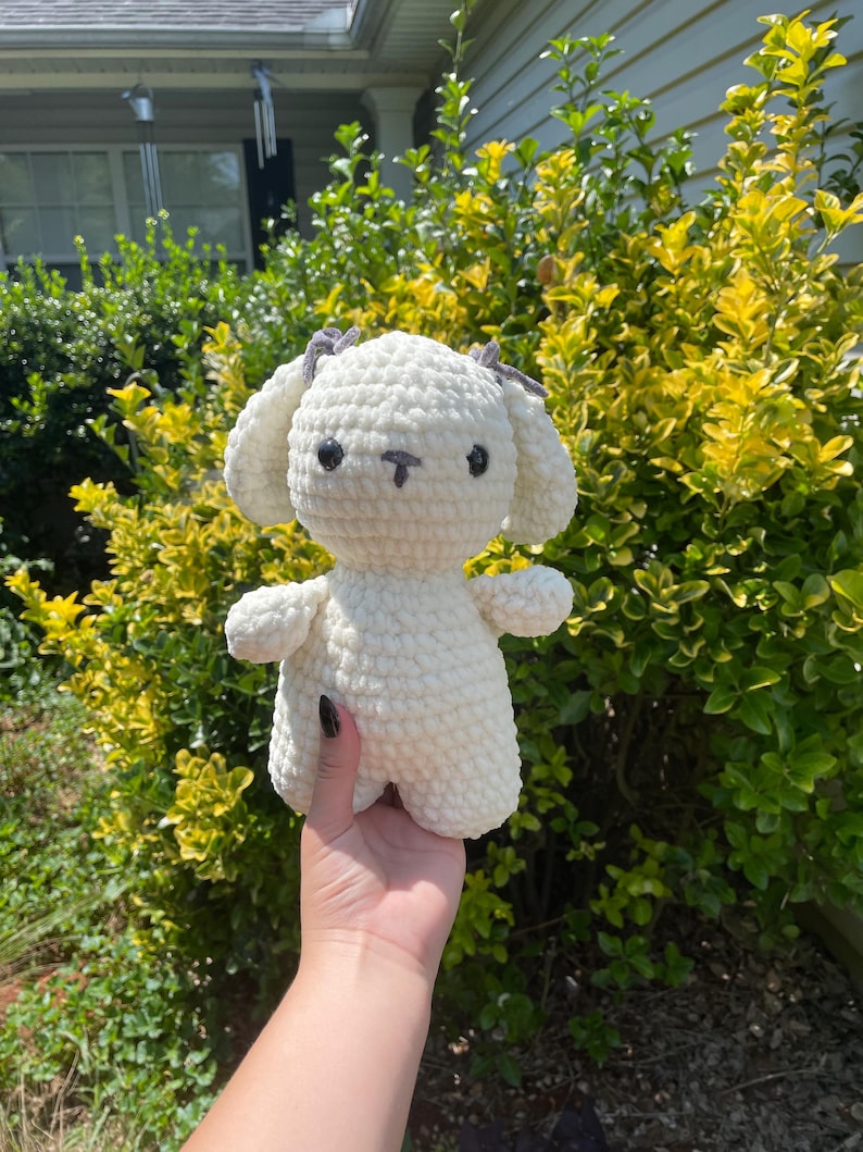 Cute and Cuddly Crochet Amigurumi Stuffed Bunny With Bows - Etsy