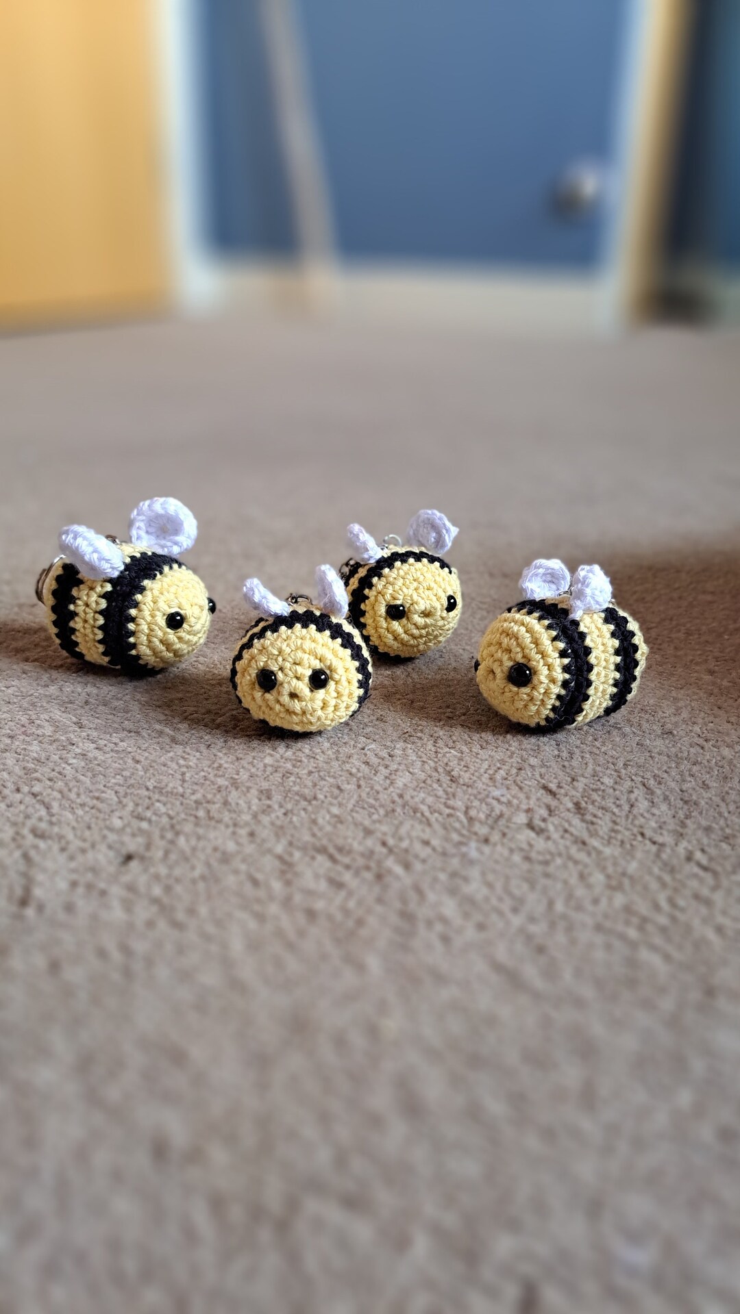 Bumblebee Keychain - Etsy