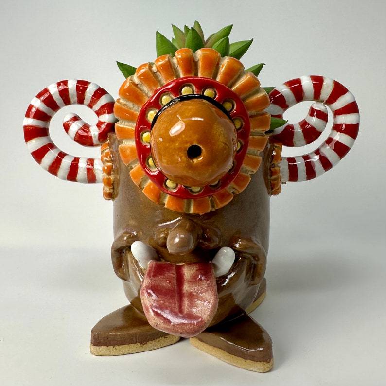 Fog Ceramic Monster Pot - Etsy