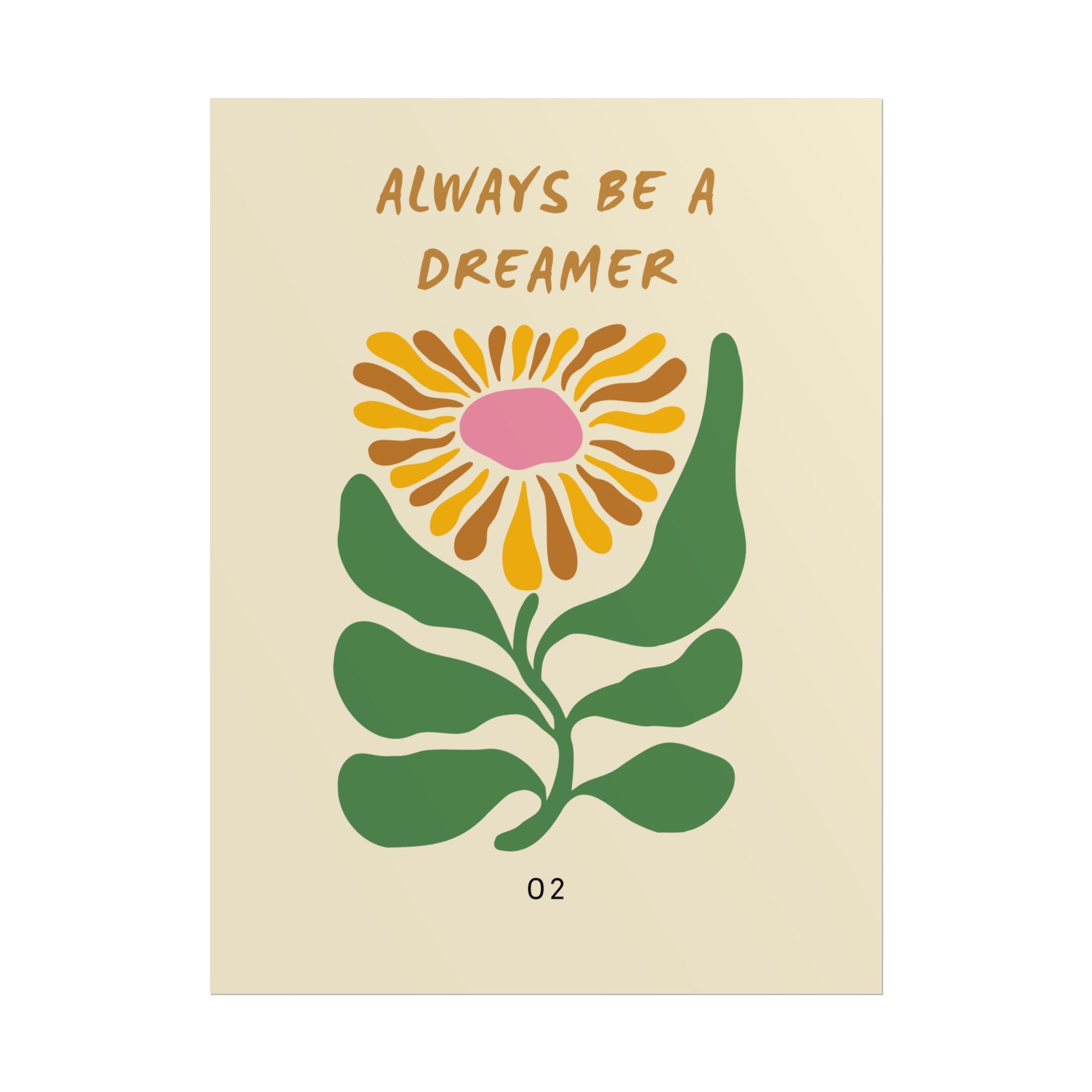 Always Be a Dreamer Poster, Inspirational Poster, Inspiring Art ...