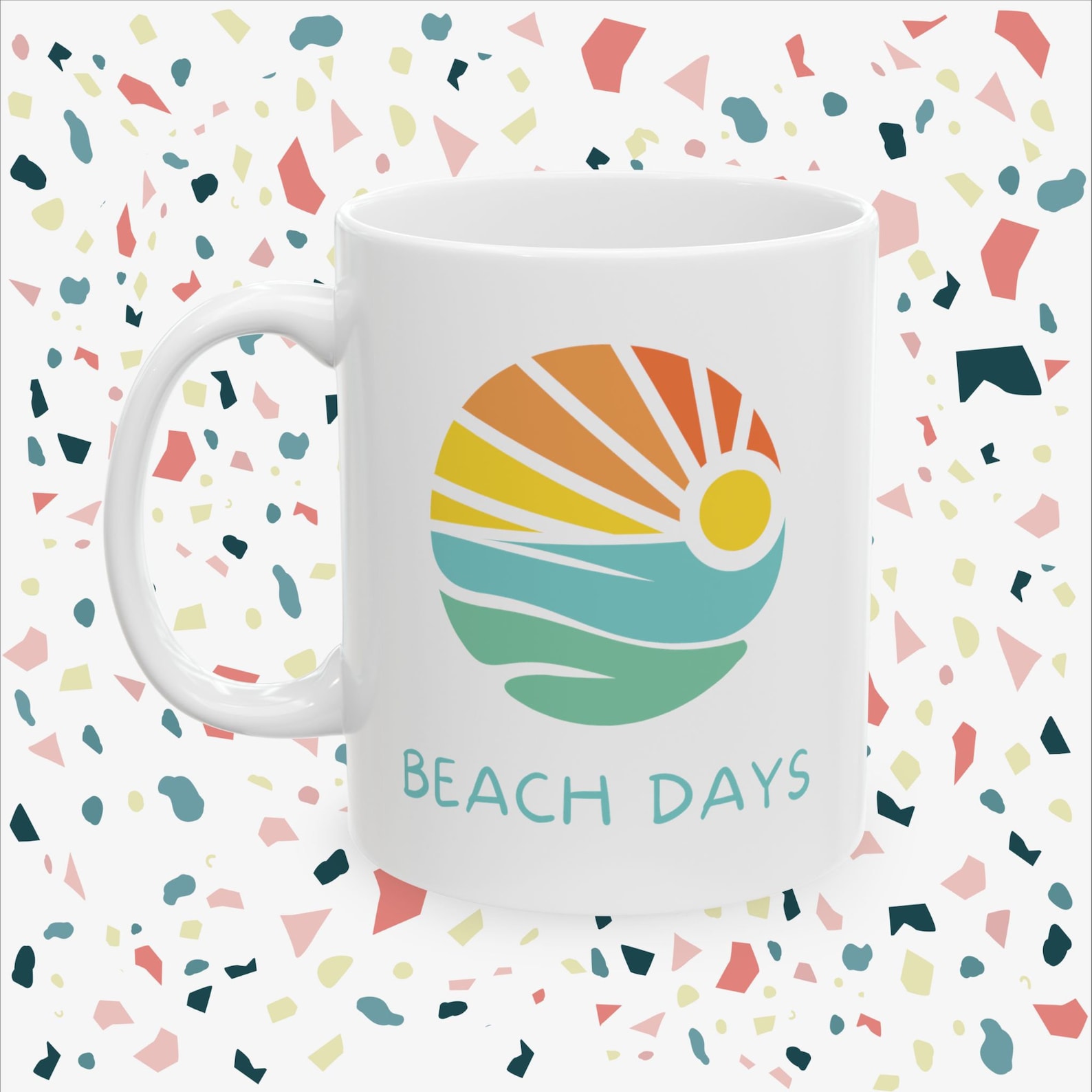 Beach Days 11 Oz Mug, Beach Mom Mug, Beach Lover Mug, Surfer Gift ...