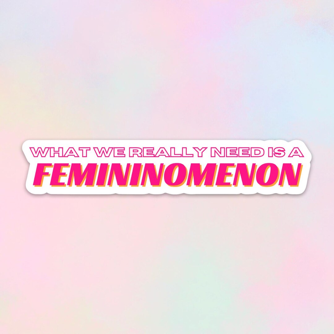 Femininomenon - Chappell Roan Inspired Matte Sticker - Pop Music ...